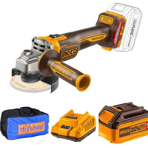 Angle Grinder Cordless 115𝑚𝑚 20𝑉 iNGCO Angle Grinder Cordless 115𝑚𝑚 20𝑉 iNGCO